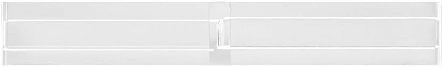 Drawer Dividers Organizer, Adjustable Kitchen Drawer Separator, Clear ...