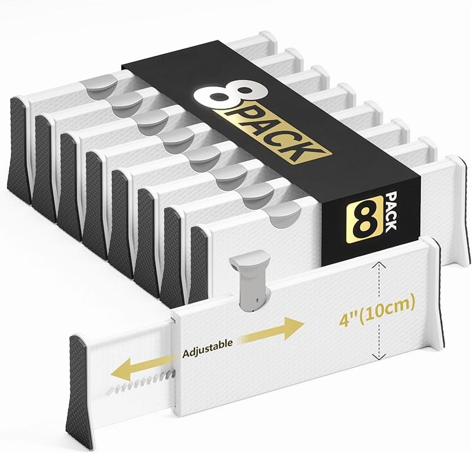 Drawer Dividers Organizer, Adjustable Separators 4" High Expandable ...