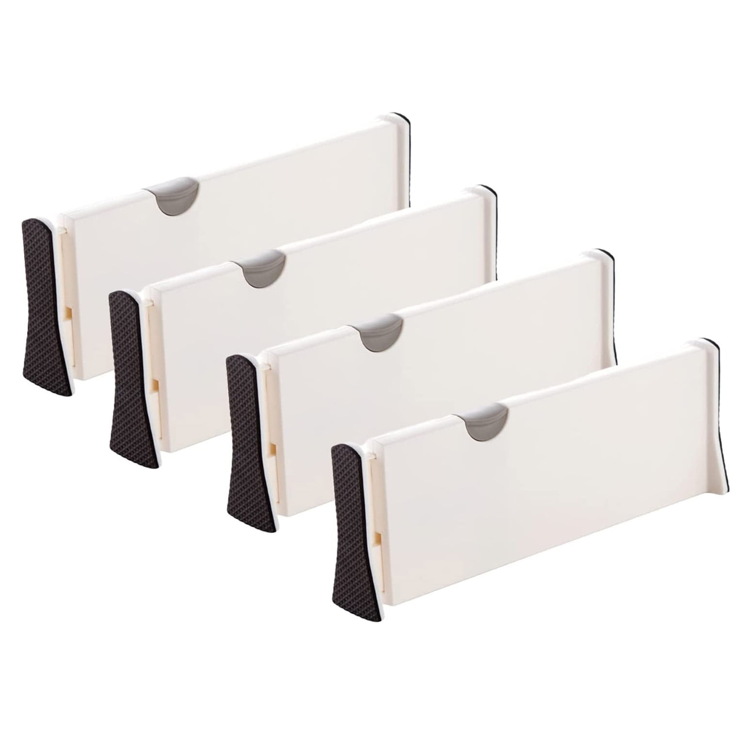 Drawer Dividers Set of 4 Drawer Dividers Plastic Adjustable Drawer ...