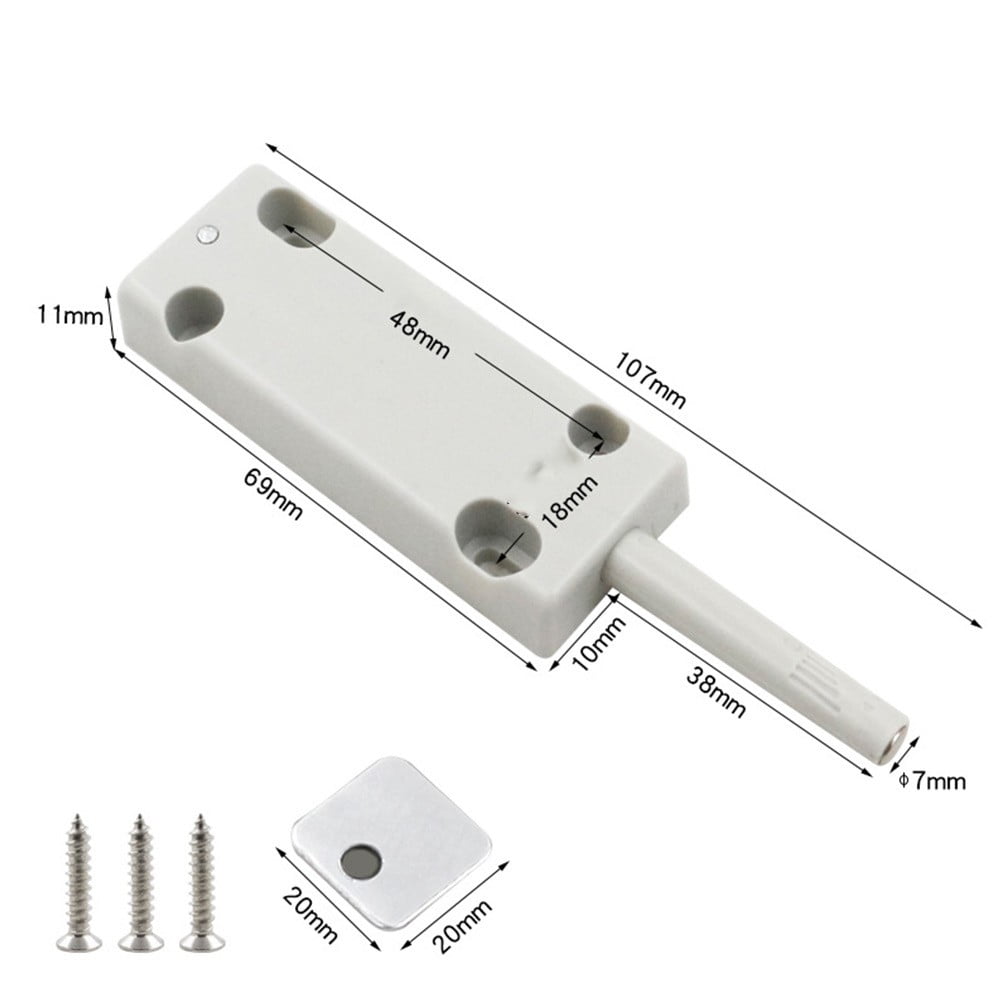 Drawer Door Cabinet Push to Open Door Catch Magnetic Tip Latch Touch ...