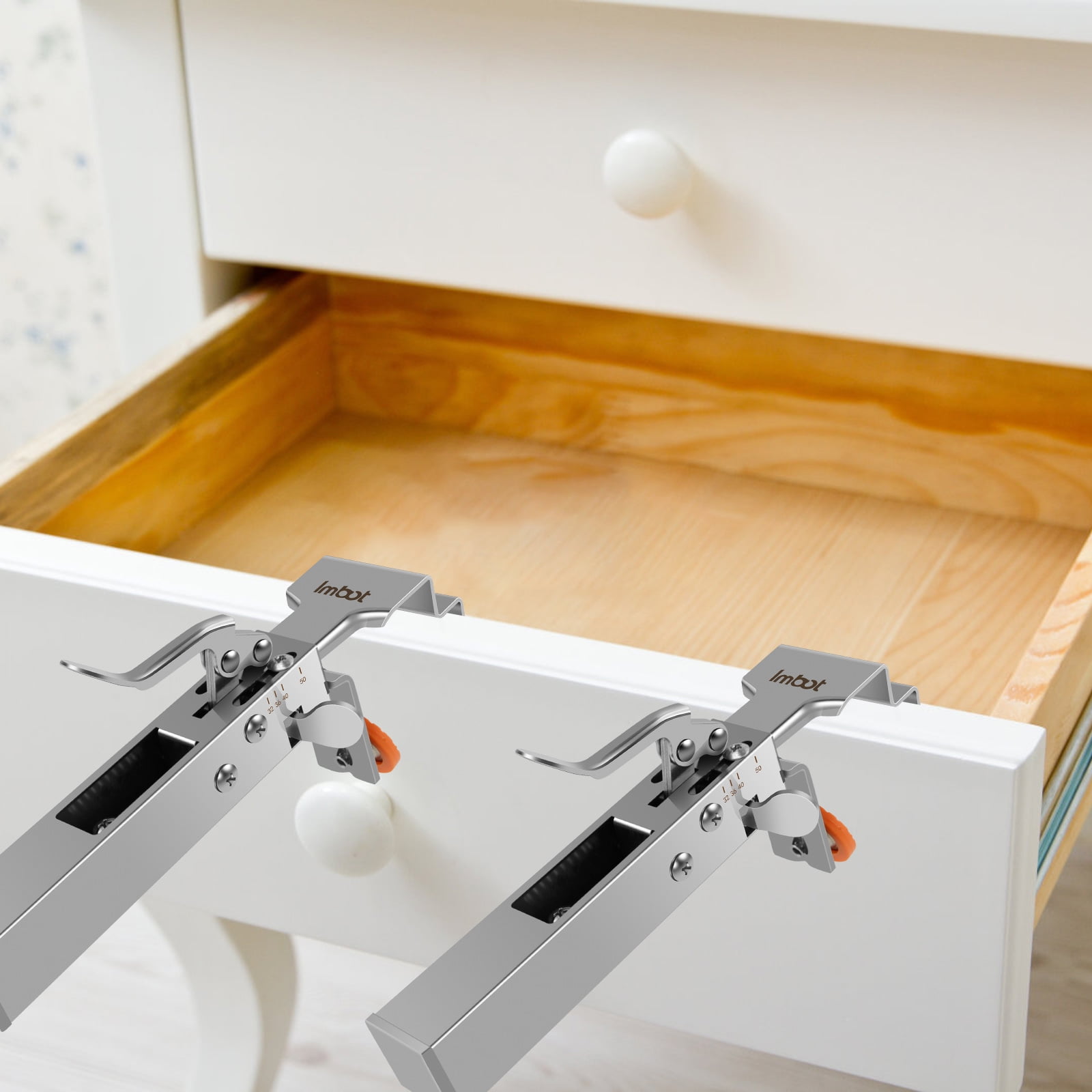 Drawer Fixing Clamps Adjustable Stainless Steel Drawer Front ...