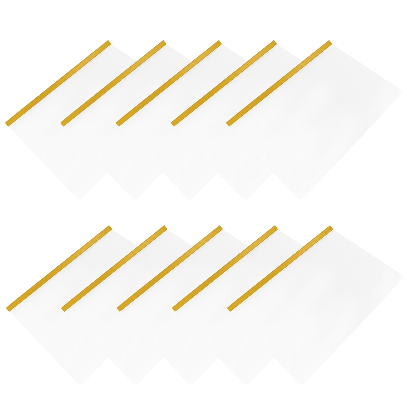 Drawer Folder 10 Pcs Rod Folders Document A4 Clamps Plastic File ...