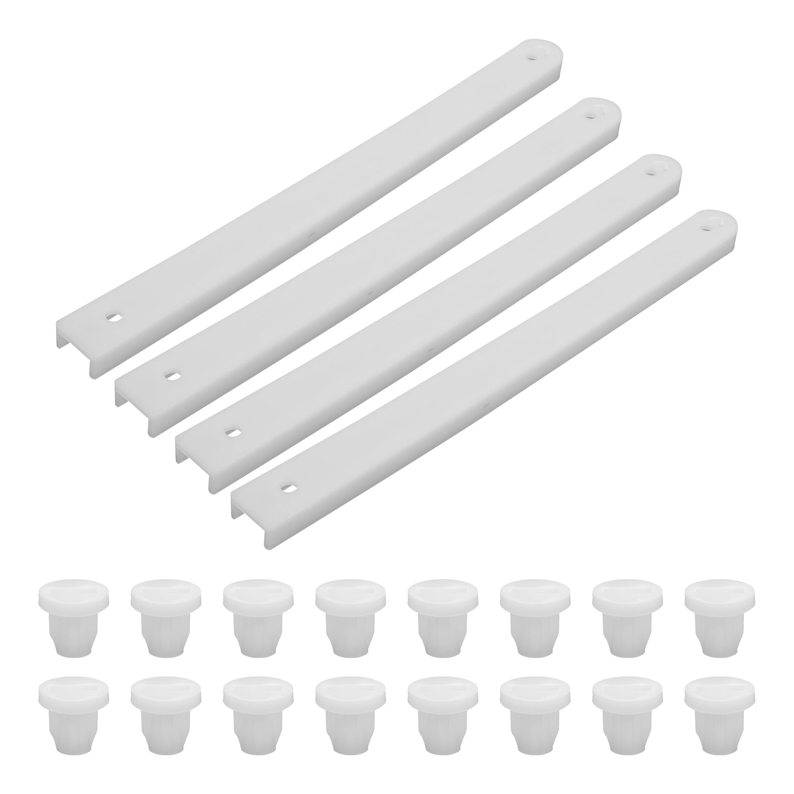 Drawer Guide Slide 2 Sets Plastic Slides Replace Sliding Rails Guides ...