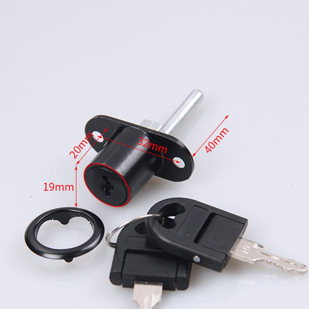 Drawer Lock 19mm Cylinder Diameter for Desk Cabinet Locker Showcase ...