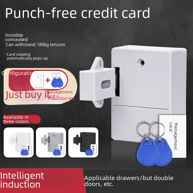 Drawer Lock Non-opening Cabinet Door Lock Invisible Dark Lock Wardrobe ...