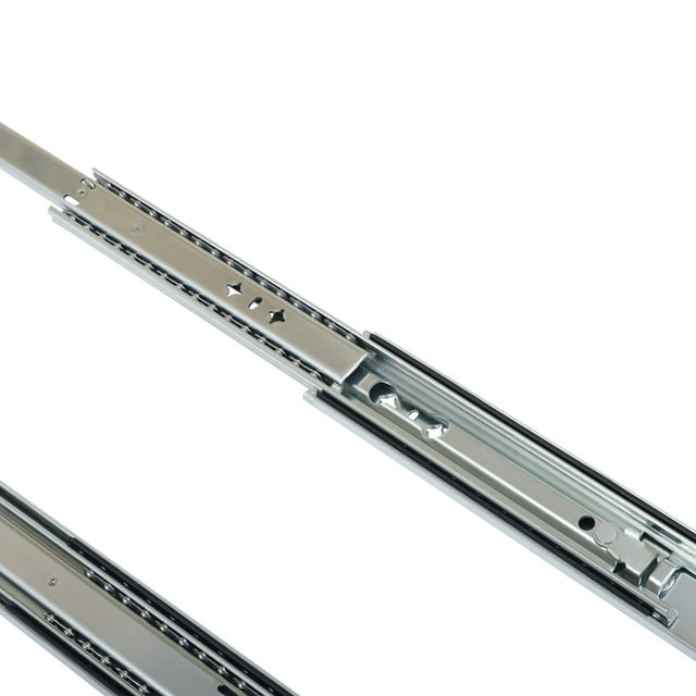 Drawer Lock Slide Rail Solid Steel Ball Bearing Heavy Duty Cabinet ...