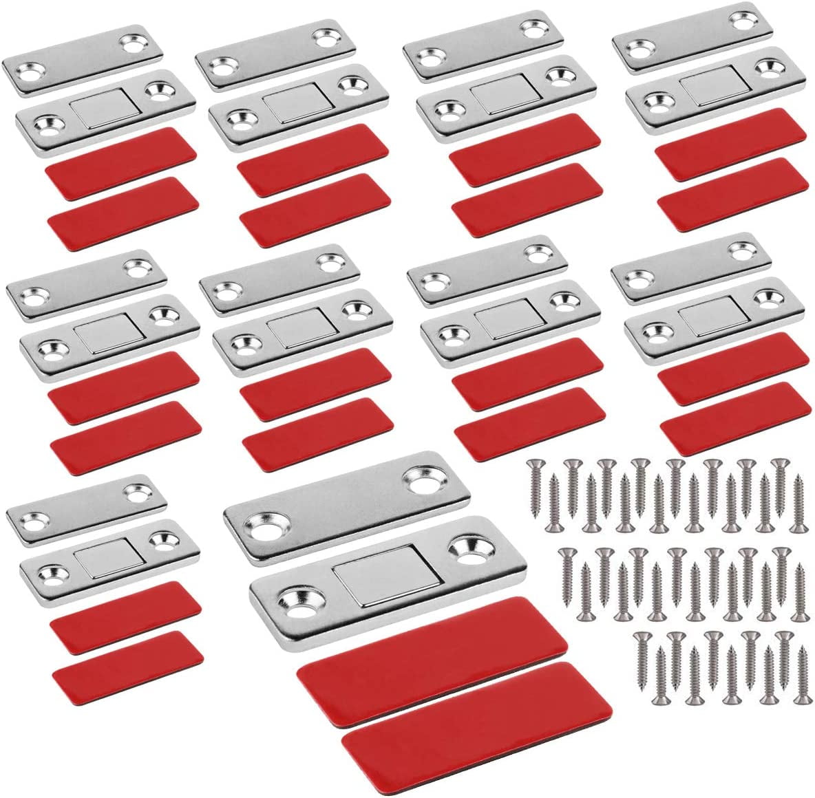 Drawer Magnetic Door Catch Cabinet Magnet Ultra Thin Furniture Latch ...