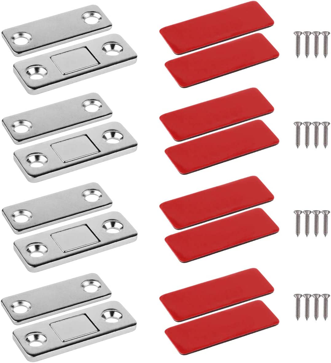 Drawer Magnetic Door Catch Cabinet Magnet Ultra Thin Furniture Latch ...