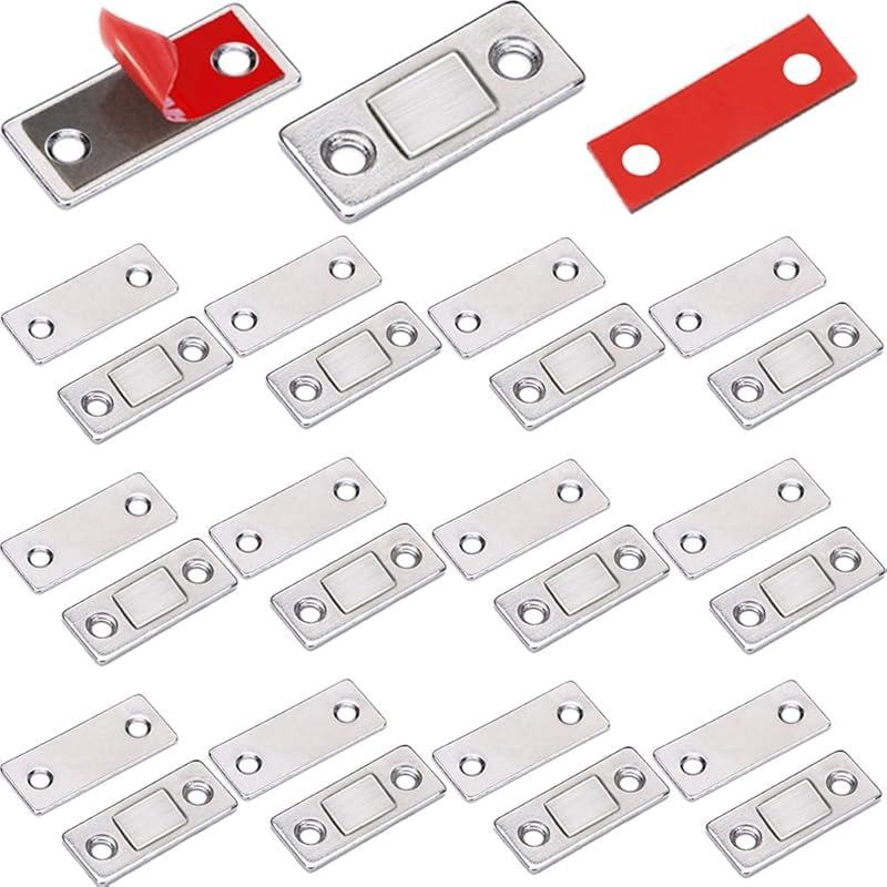 MY Drawer Magnets Jiayi 12 Pack Ultra Thin Cabinet Door Magnet ...