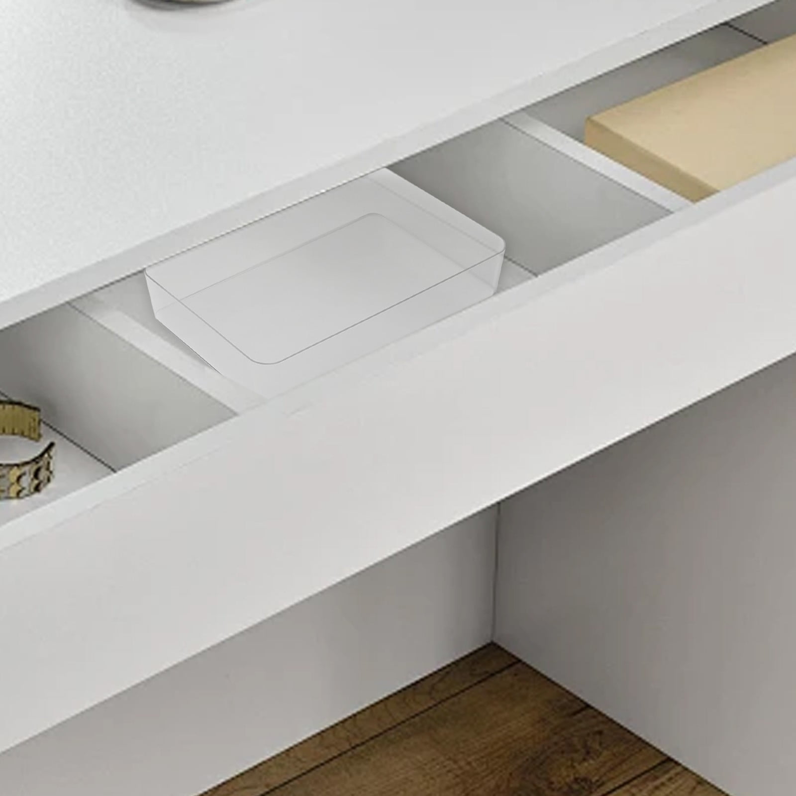 Drawer Organizer Compartment | Plastic Rectangular Storage Bin for Desk ...