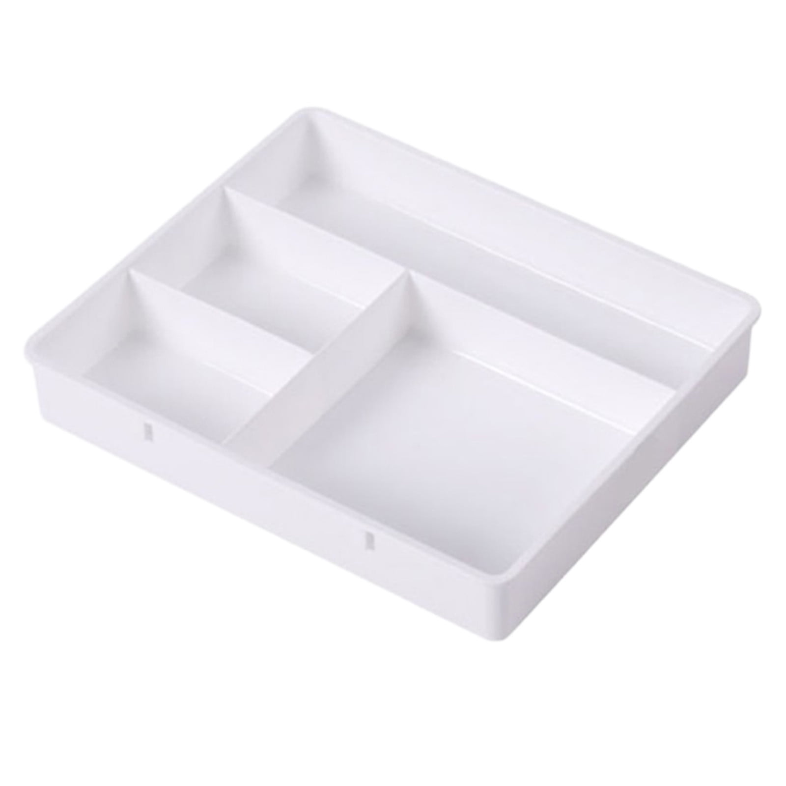 Drawer Organizer Desk Drawer Organizer with 4 Compartments, Stackable ...