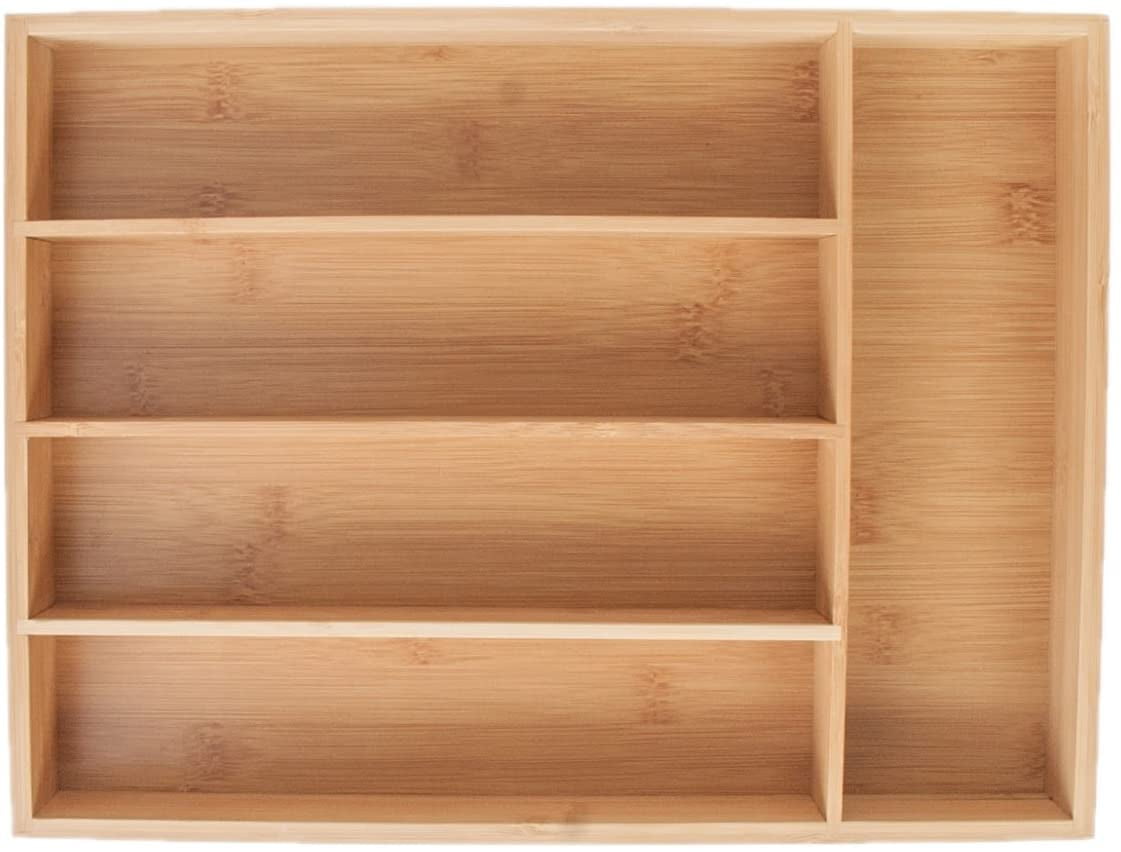 Drawer Organizer Kitchen Bath Vanity Office Crafts 5 Slot Compartments ...