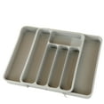 Drawer Organizer Tray,Plastic Cutlery Storage for Kitchen Drawer ...