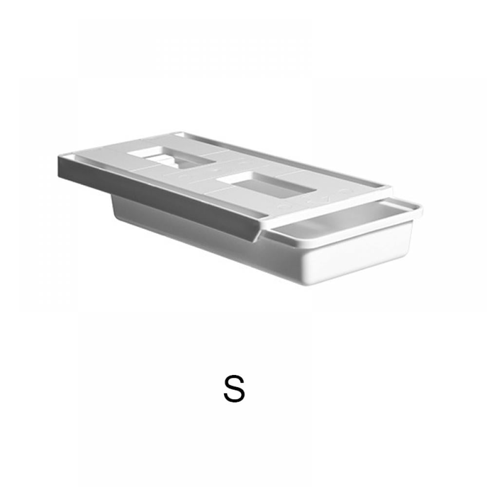 Drawer Pencil Tray, Self-Adhesive Pop-Up Hidden Desktop Organizer ...