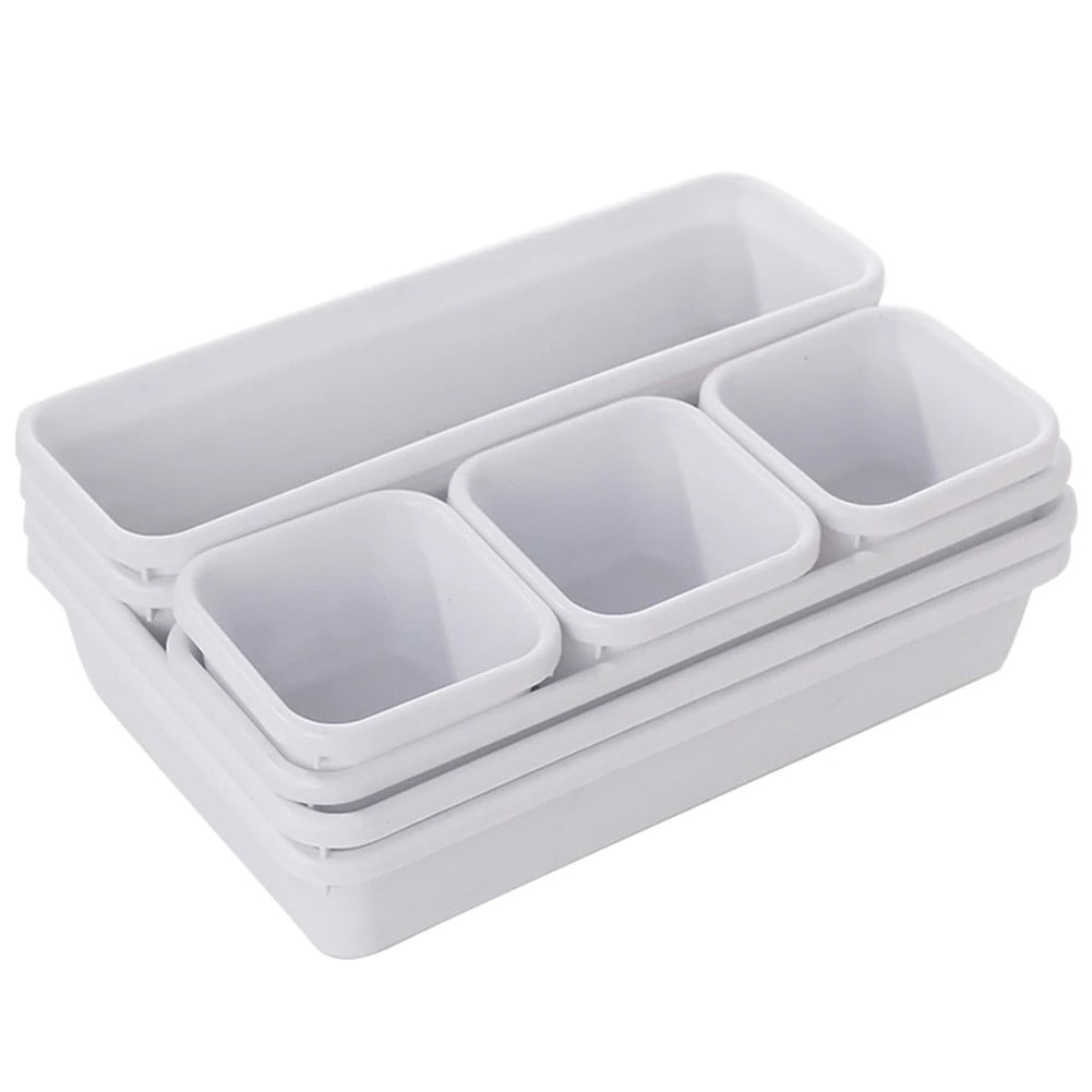 Drawer Plastic Storage Box Separator Artifact 8-Piece Desktop Finishing ...