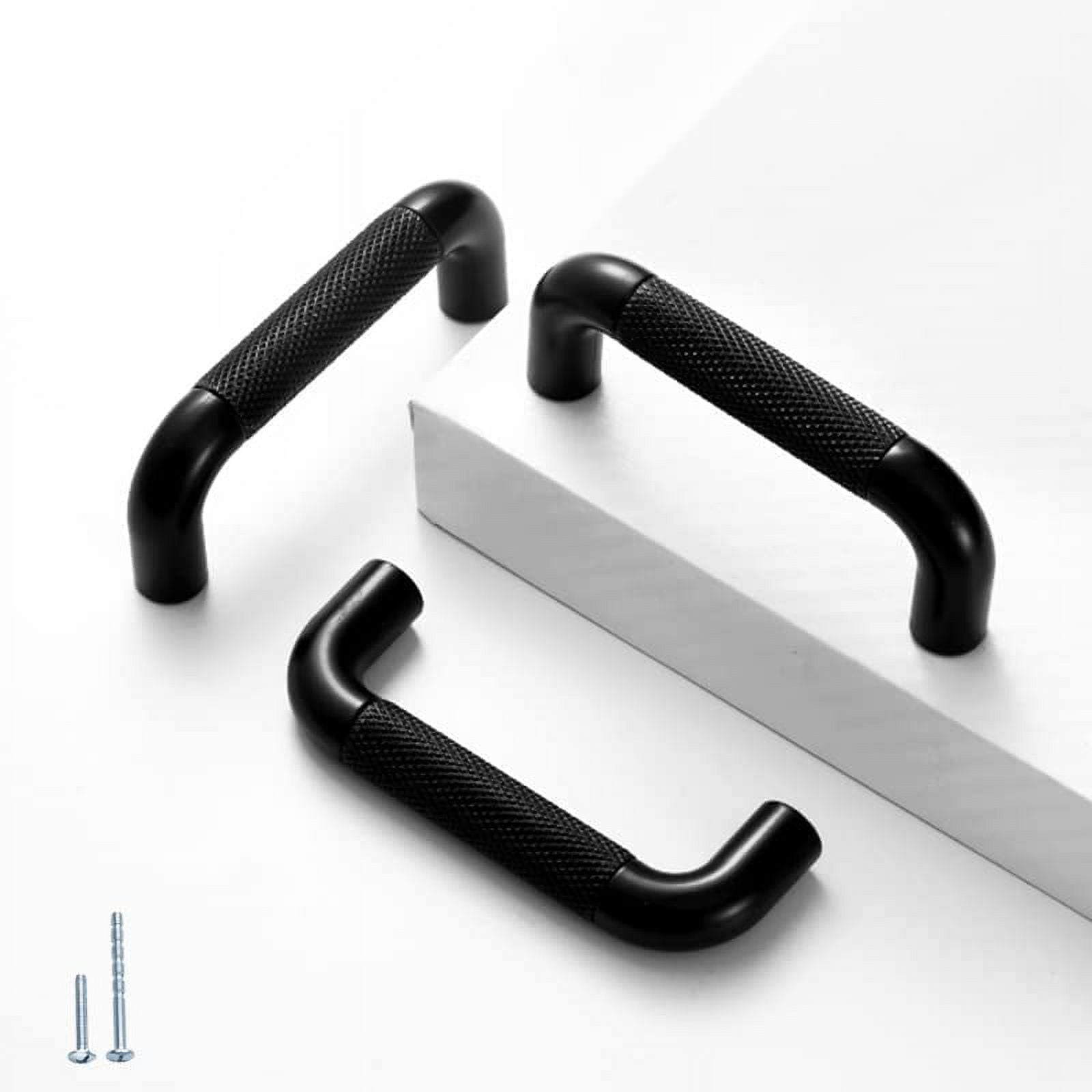 Drawer Pull 12 Pack 3 Inch Black Cabinet Handles Industrial Style ...