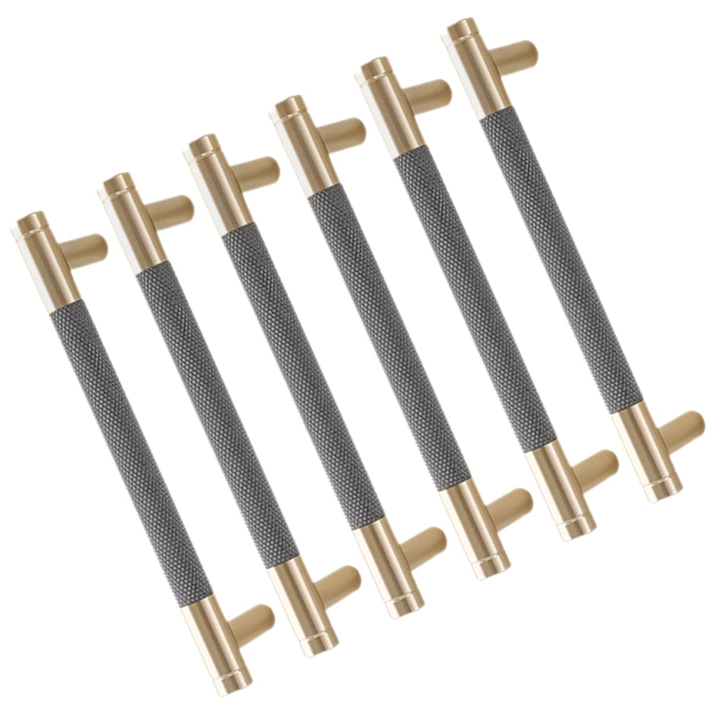 Drawer Pulls Cabinet Handles Gold Gray Aluminum Barrel Jigs for ...