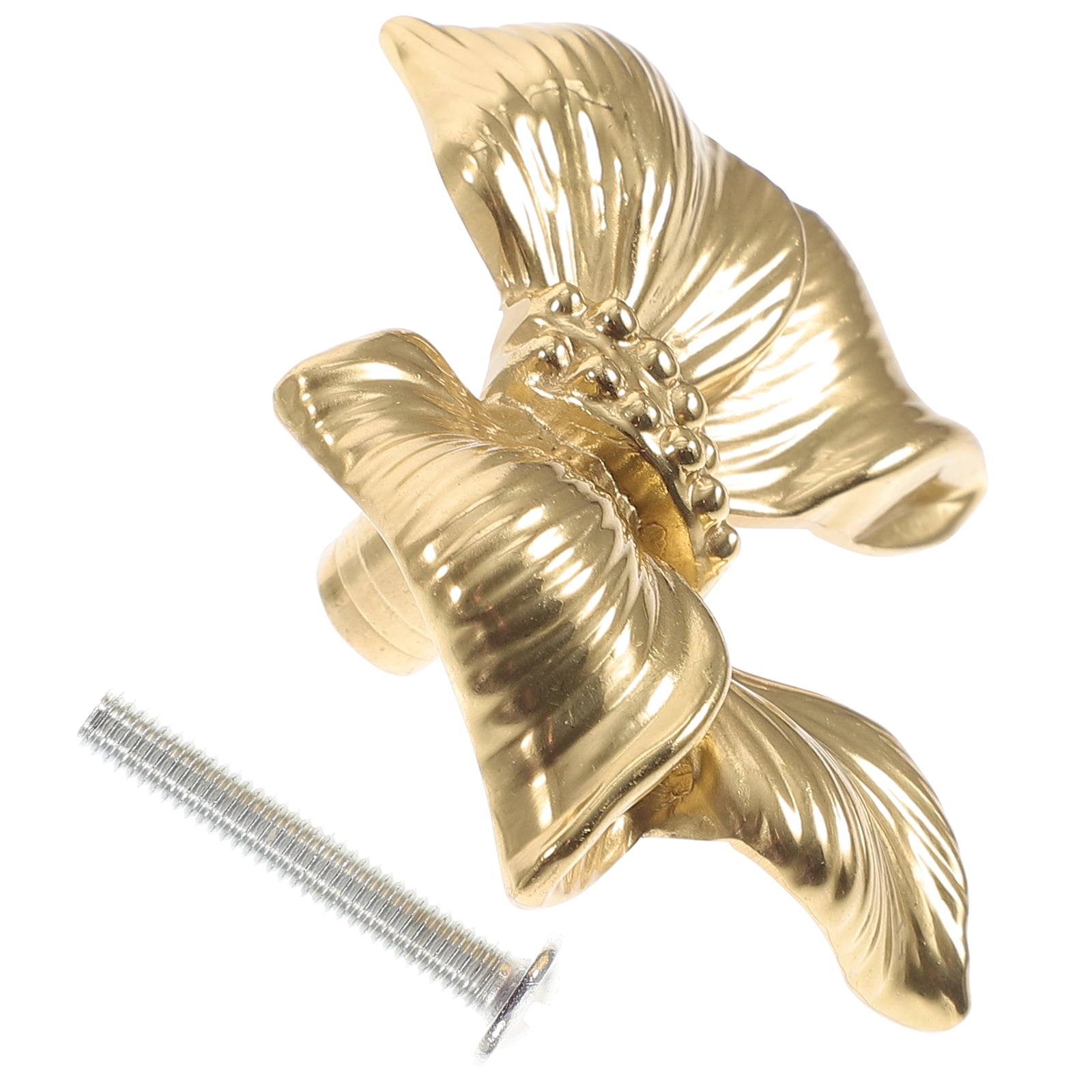 Drawer Pulls Dresser Drawer Knobs Bow Drawer Knobs Gold Kitchen Cabinet ...