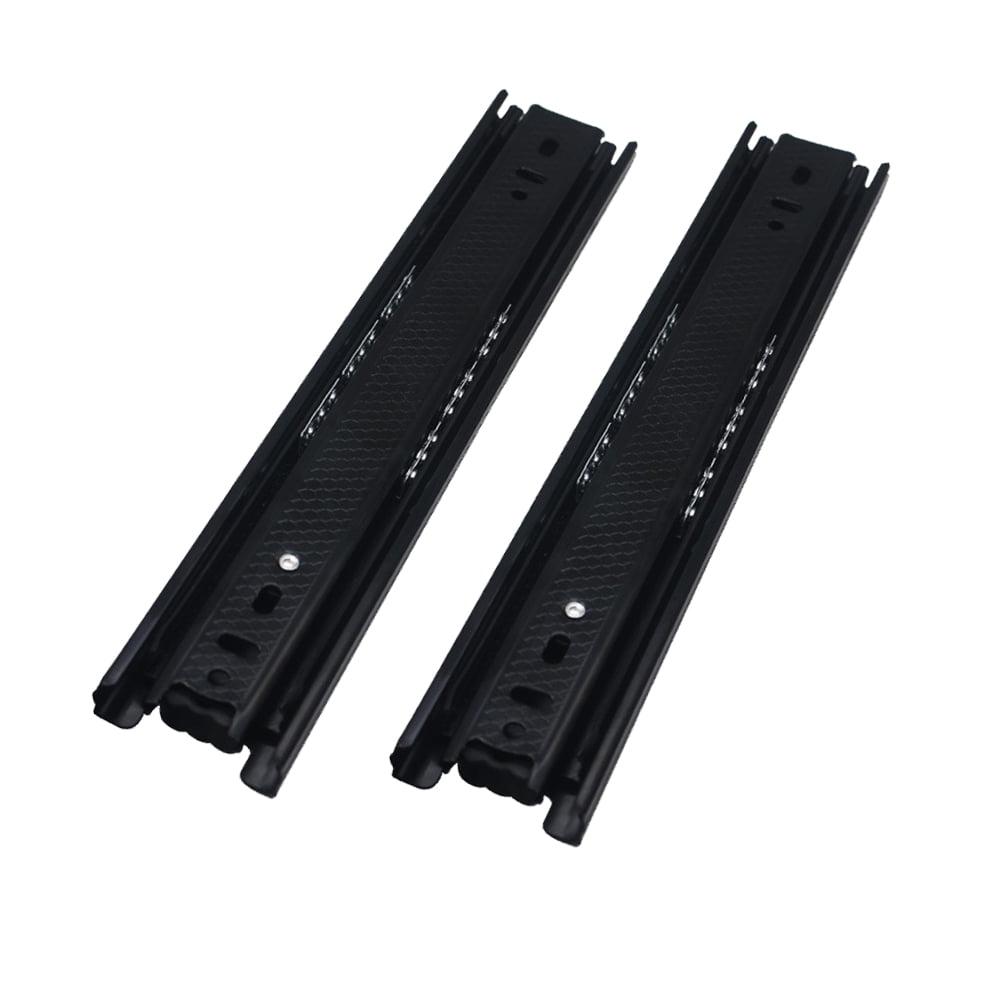 Drawer Rail Track Guide Three-stage Sliding Door Kit Slides Rails Three ...