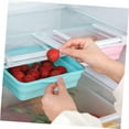 Drawer Refrigerator Storage Box Clear Plastic Organizer Bins Square ...