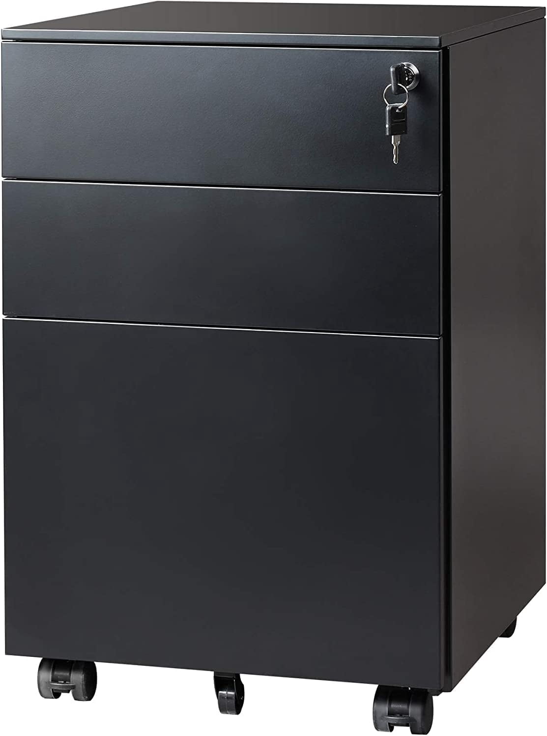 Drawer Rolling File Cabinet – Locking Storage for Office - Walmart.com