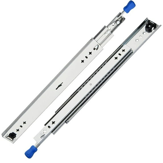 Drawer Runners With Lock Ball Bearing Three Fold Full Extension Heavy ...