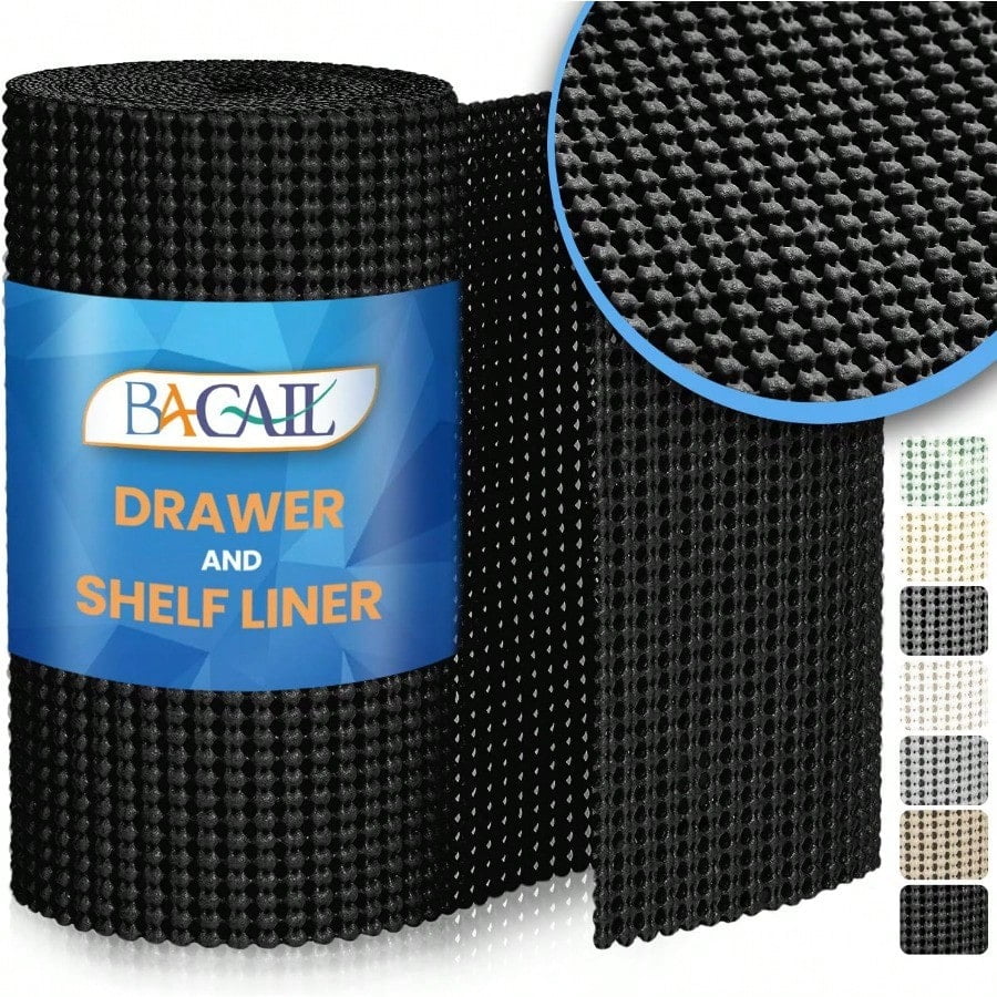 Drawer And Shelf Liner 12 In X 10 Ft NonAdhesive Shelf Liners For ...