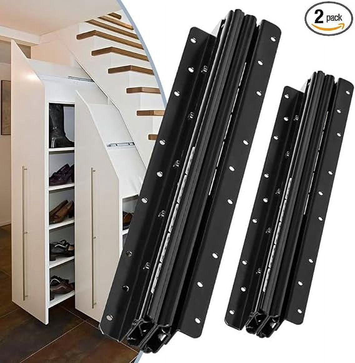 Drawer Slides 16 inch Undermount Heavy Duty Drawer Slides 1 Pair Full ...