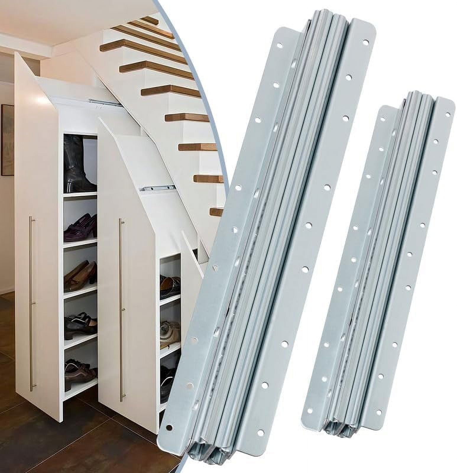 Drawer Slides 16 inch Undermount Heavy Duty Drawer Slides 1 Pair Full ...