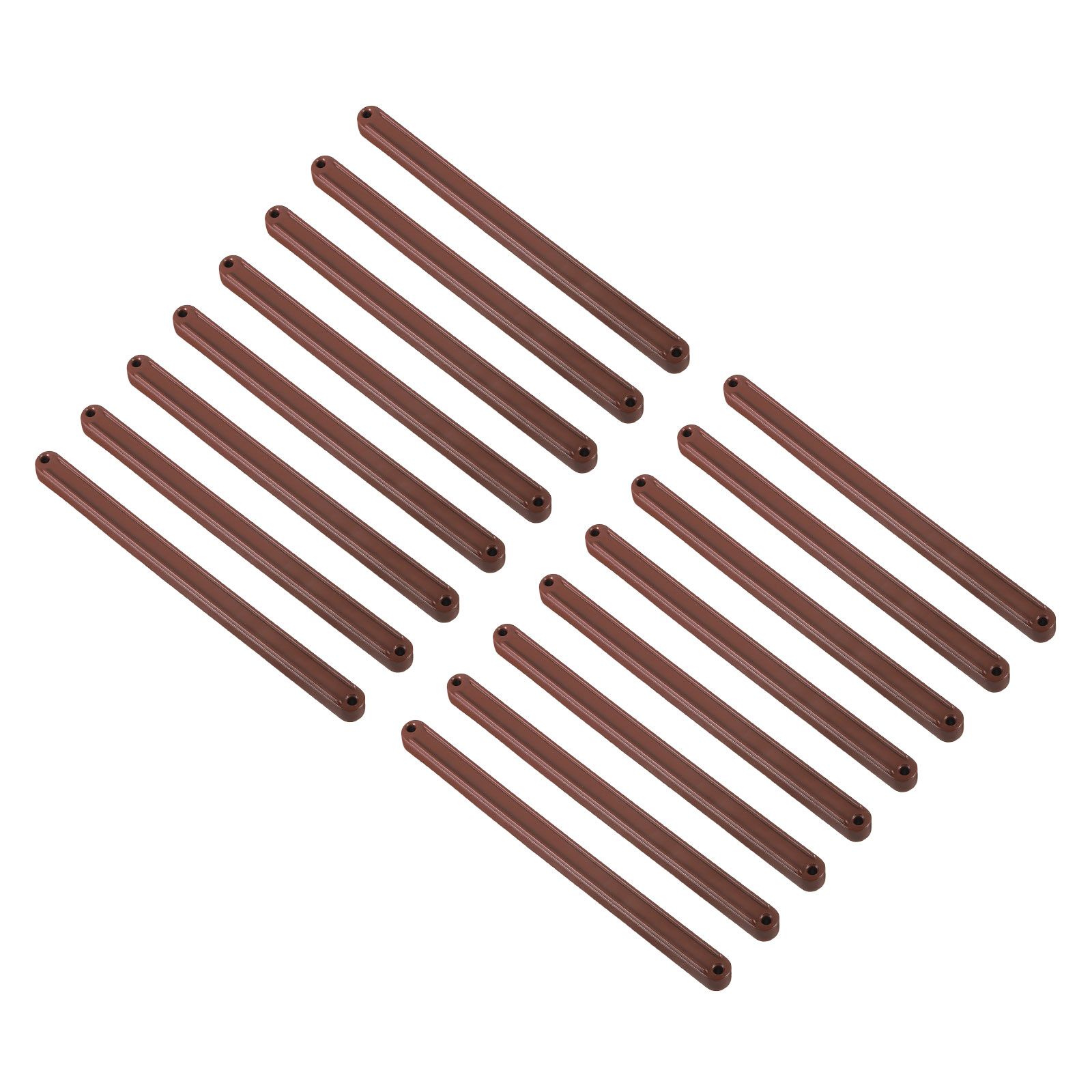 Drawer Slides, 16Pcs 235mm - Plastic Drawer Rails, Side Mounted Grooved ...