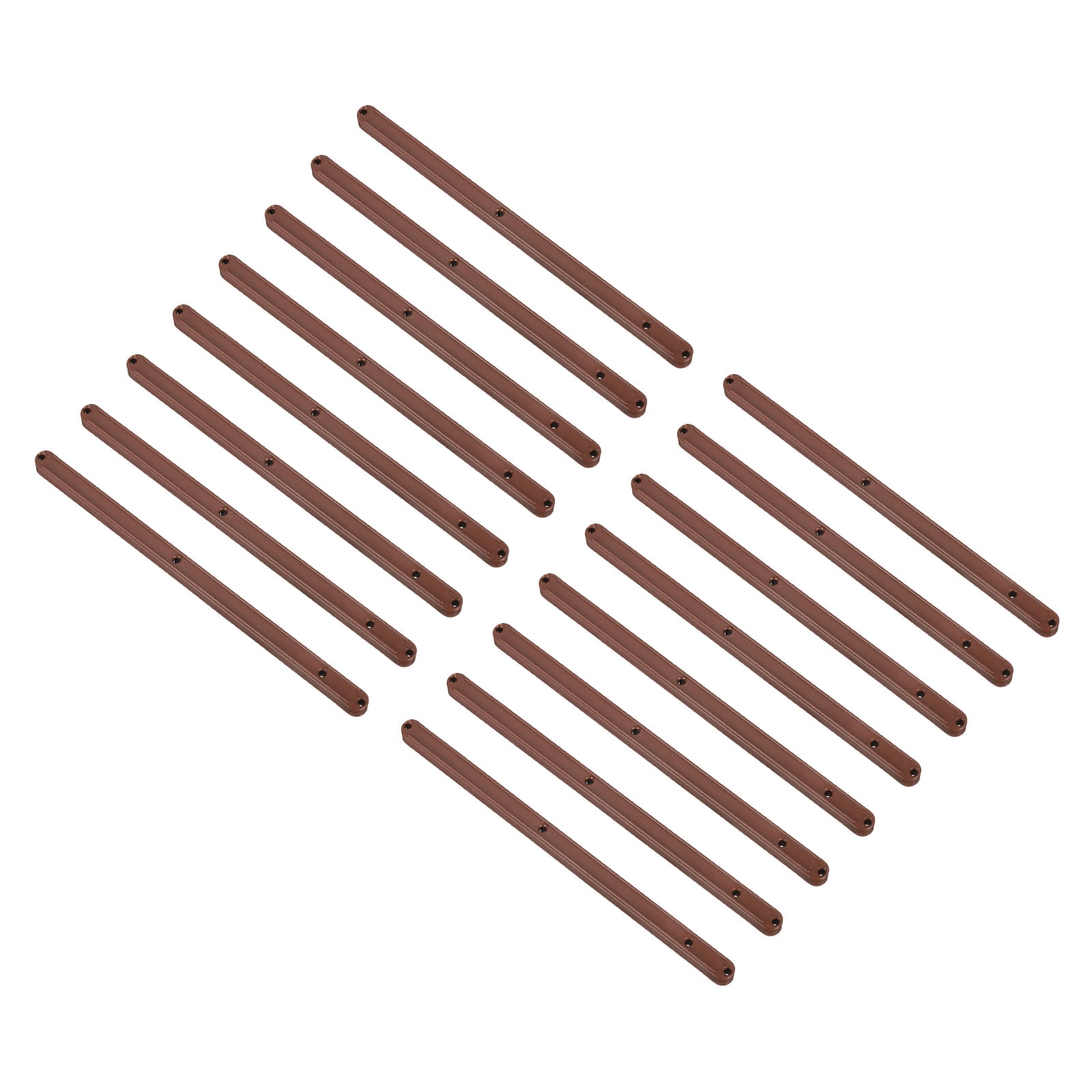 Drawer Slides, 16Pcs 300mm - Plastic Drawer Rails, Side Mounted Grooved ...