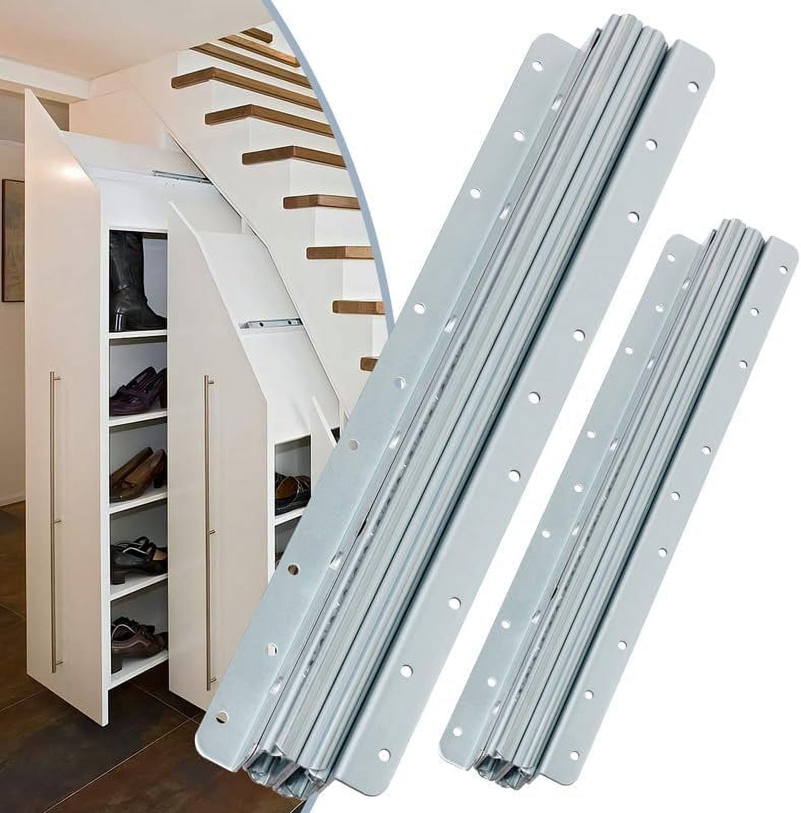 Drawer Slides 24 inch Undermount Heavy Duty Drawer Slides 1 Pair Full ...