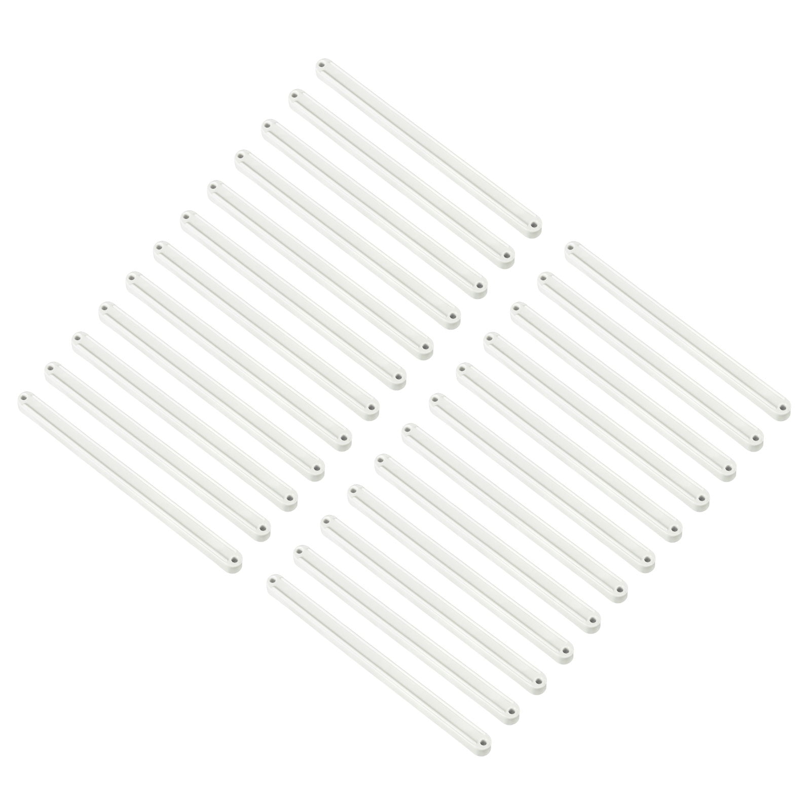 Drawer Slides, 24Pcs 235mm - Plastic Drawer Rails, Side Mounted Grooved ...