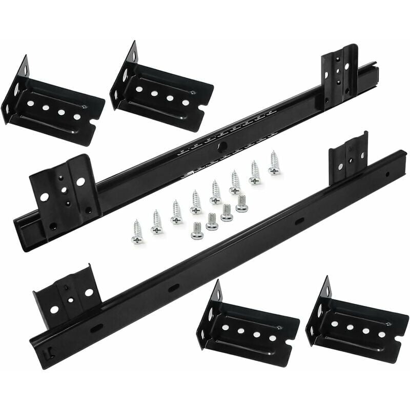Drawer Slides 350mm Drawer Slide Ball Slide for Keyboard Sliding Tray(1 ...