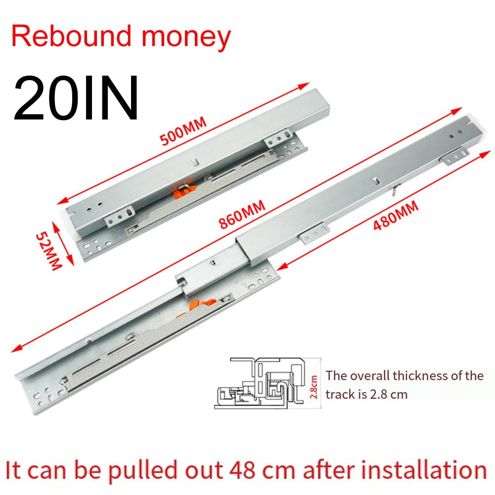Drawer Slides Floor Mounting Underfloor Guides Display Cabinet Slide ...