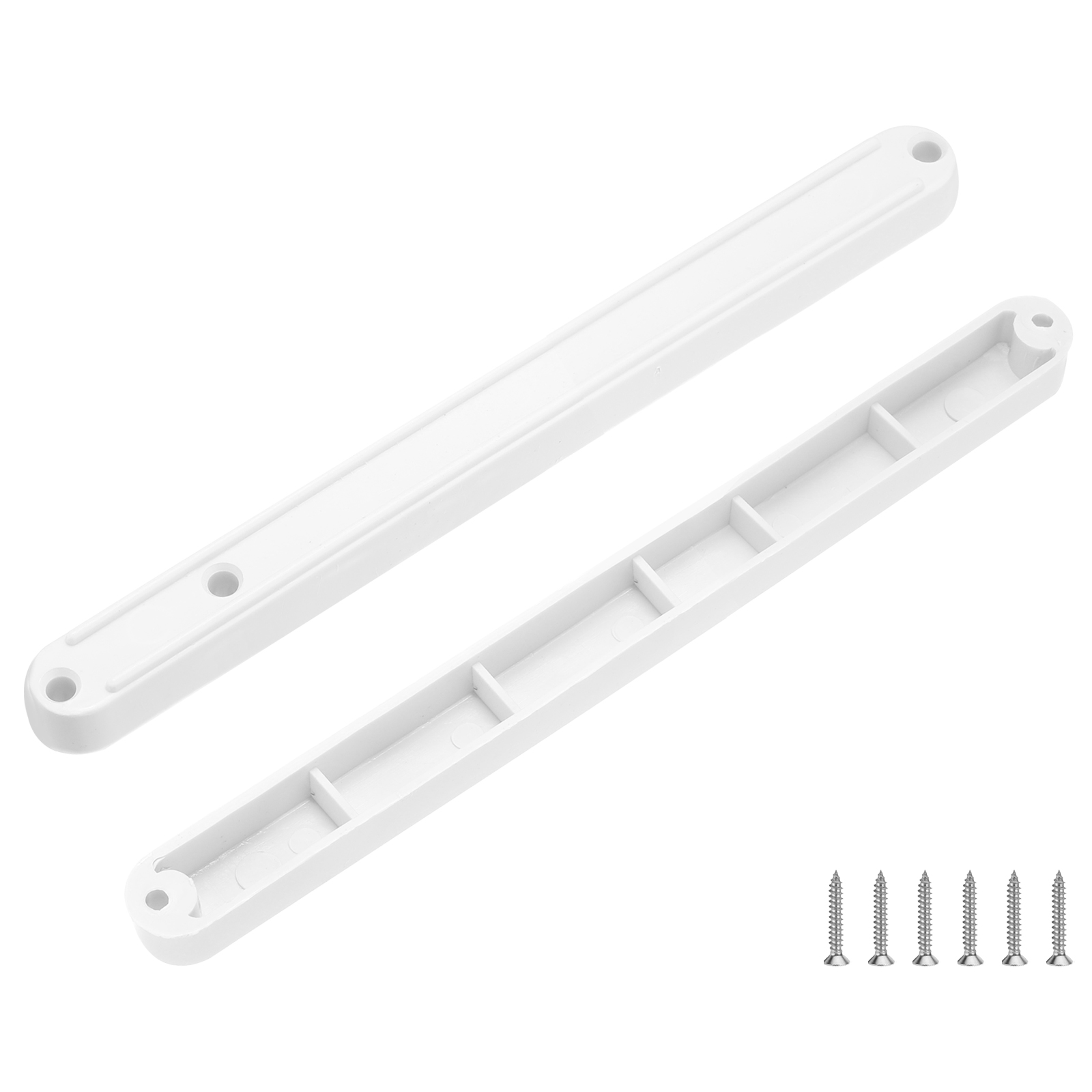 Drawer Slides, Plastic Guide Rails Side Mounted Rails with Mounting ...