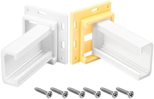 Drawer Slides Sockets Set – C-Shaped Adjustable Base for 1'' Slide ...