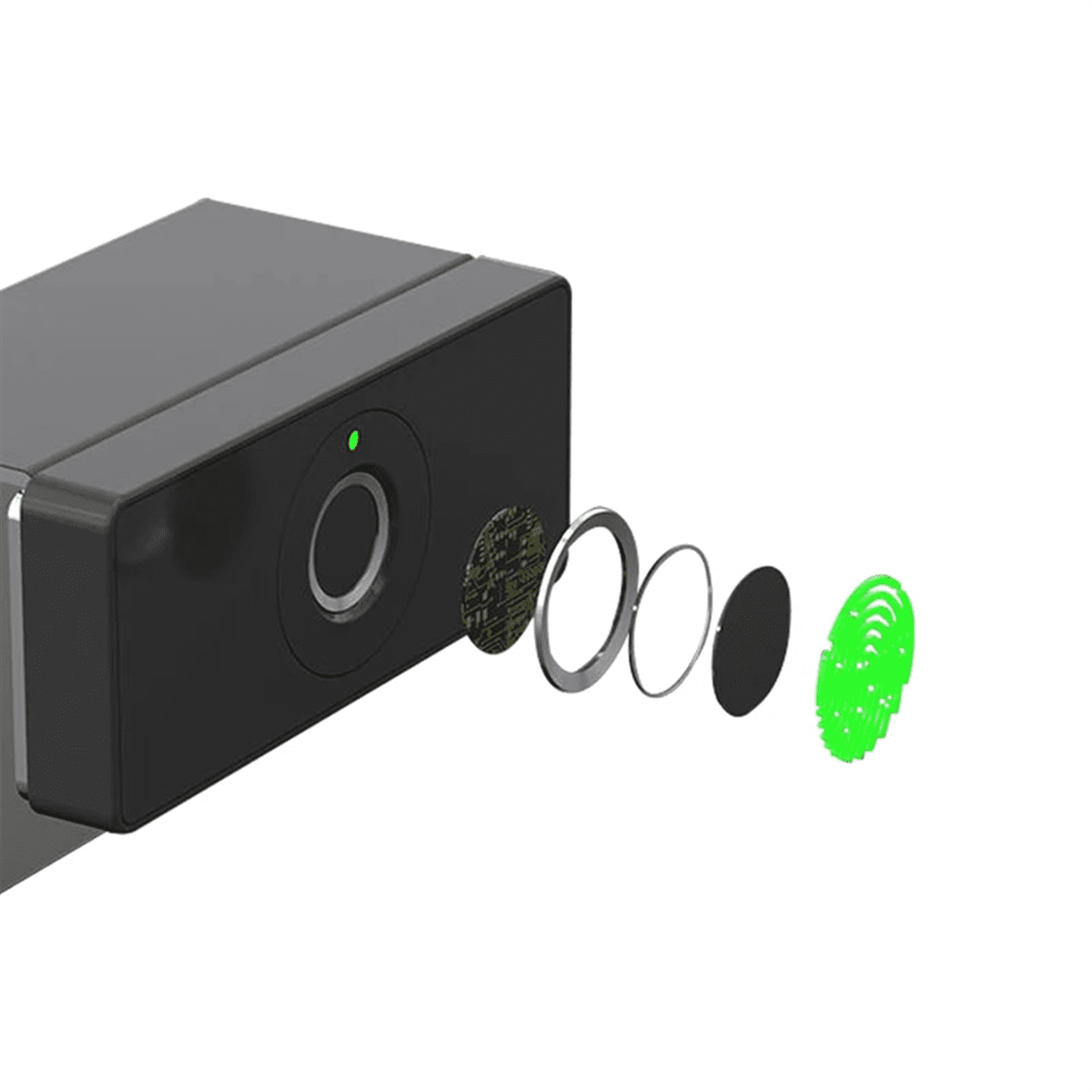 Drawer Smart Electronic Fingerprint Locks File Cabinet Lock Storage ...