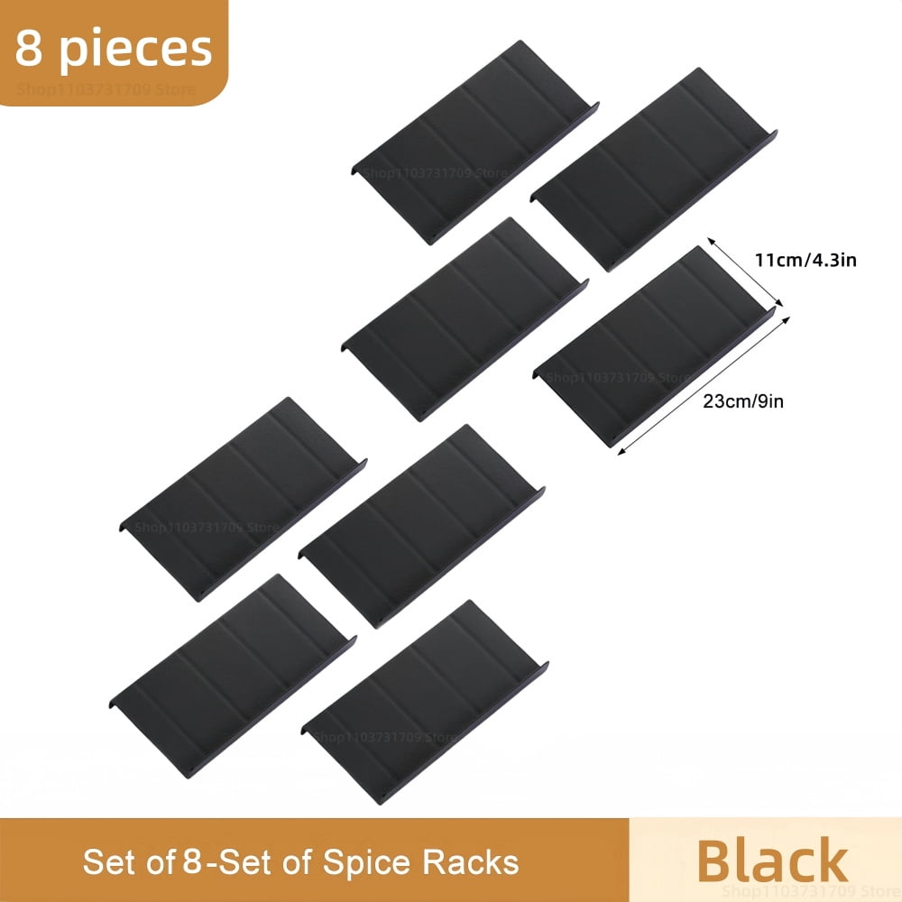 Drawer Spice racks for Kitchen 4 Layers Adjustable Spice Rack for Spice ...