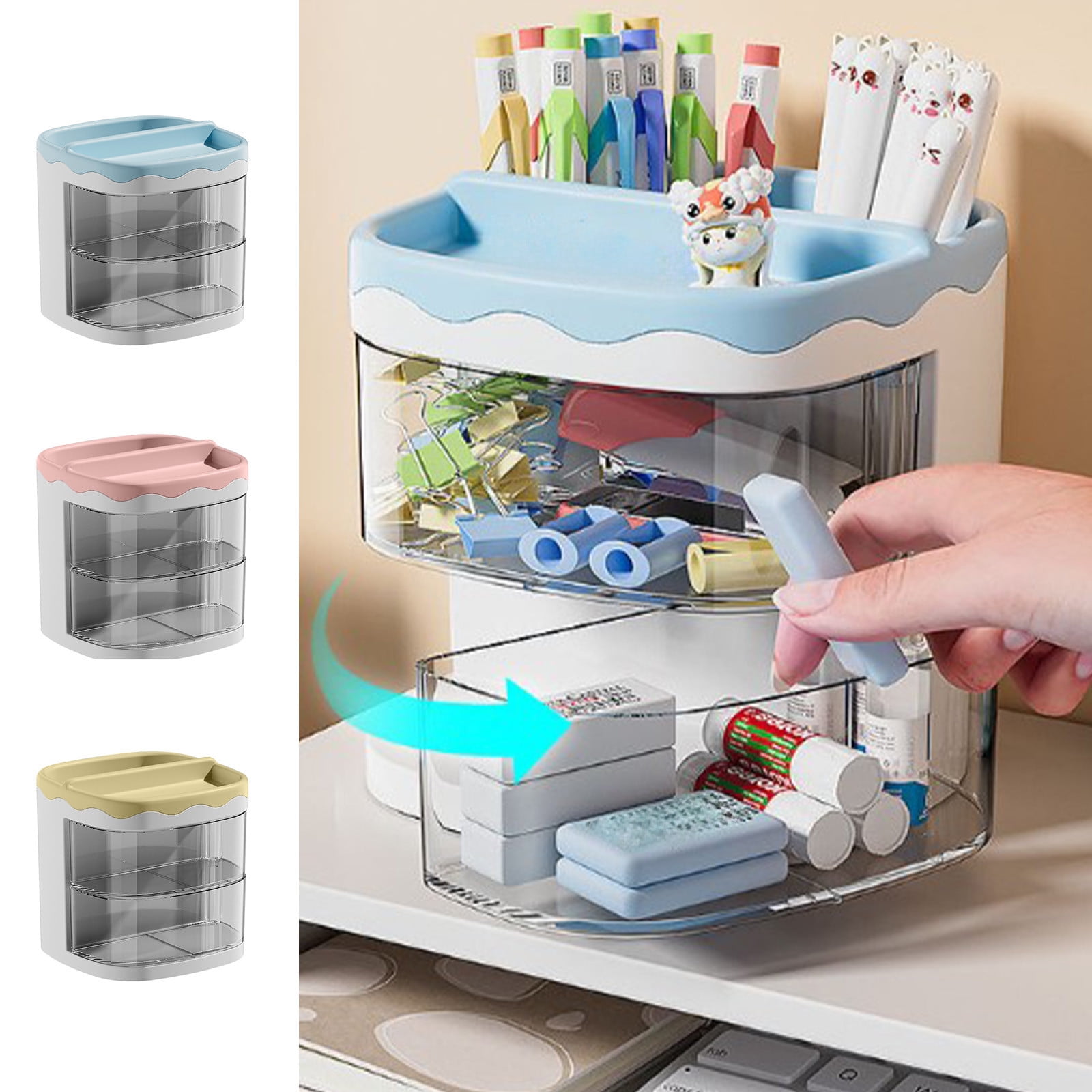 Drawer Storage Box, Office Supplies Desktop, Organizer, Drawer ...