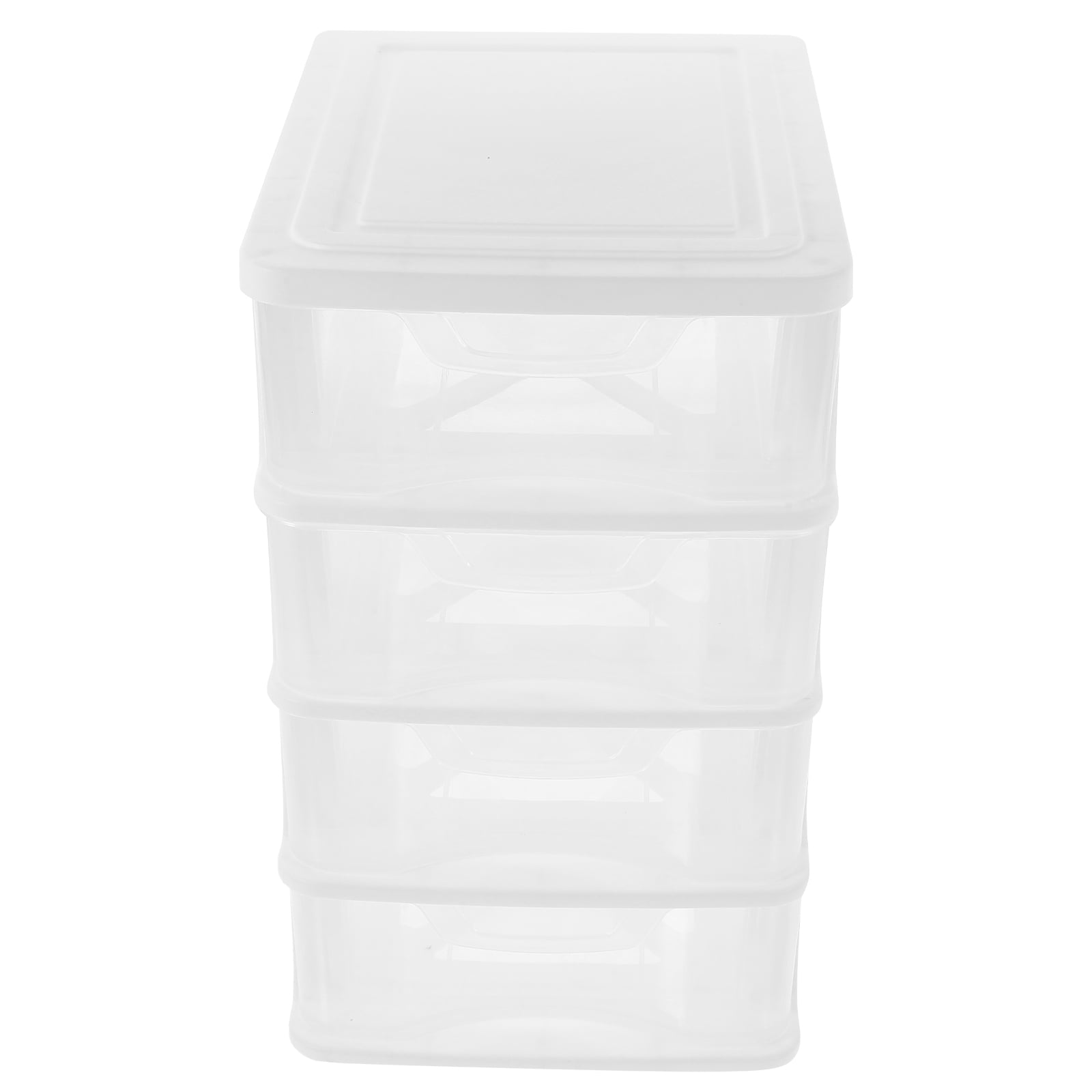 Drawer Storage Box Plastic Drawers Tabletop Case Holder Bins Office ...