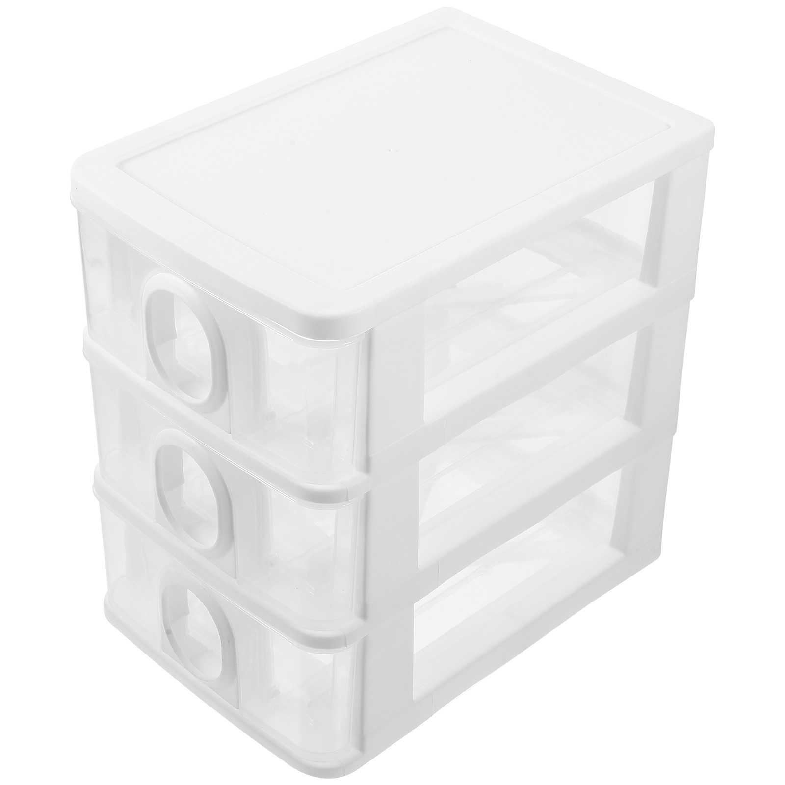 Drawer Storage Cabinet Drawers Plastic Mini Organizer for Desk Pencil ...