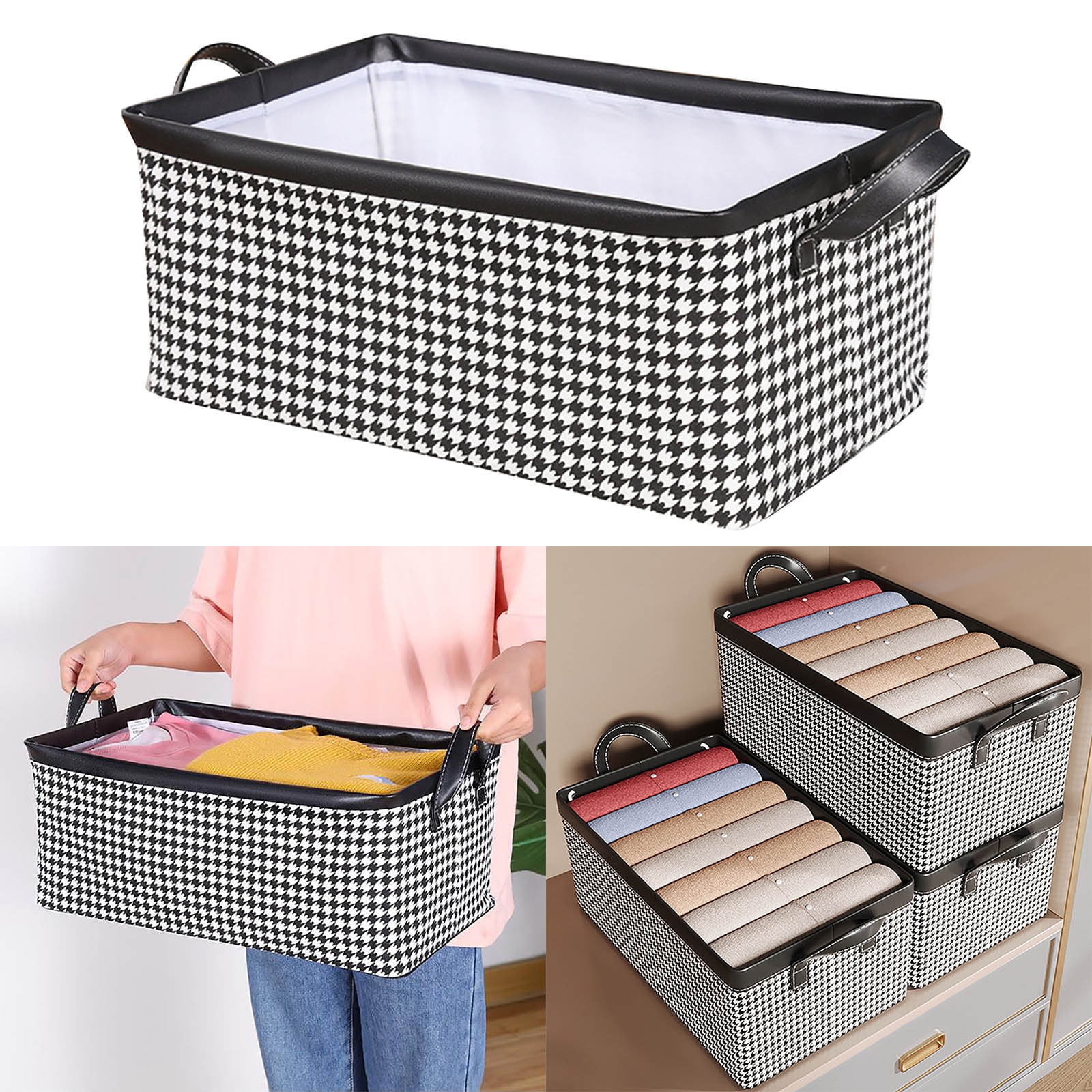 Drawer Storage, Folding Wardrobe Storage Box Sweater Pants Organizing ...