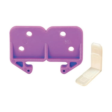 Drawer Track Guide Kit, 1-1/8 in., Plastic, Green (2-pack) - Walmart.com