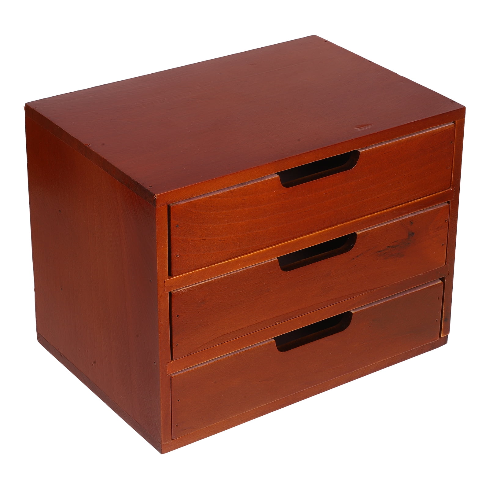 Drawer Type Desktop Organizer Multi-Layer Wooden Storage Box Multi ...