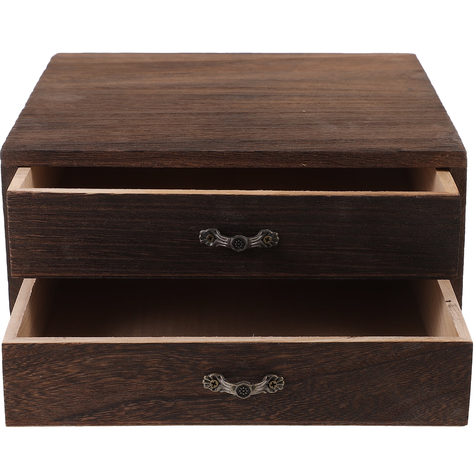 Drawer Type Storage Box Home Organizer Box Wooden Sundry Holder Drawer ...