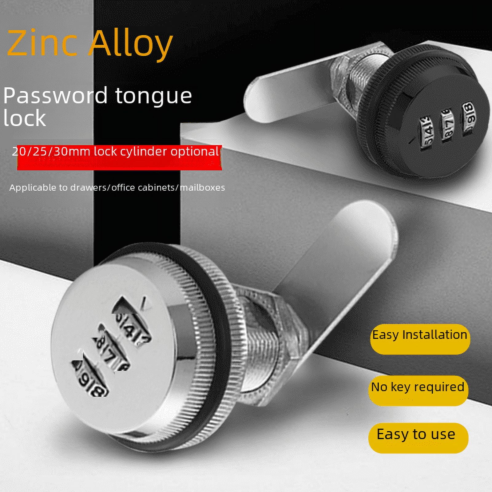 Drawer combination lock locker locker lock dial combination lock iron ...