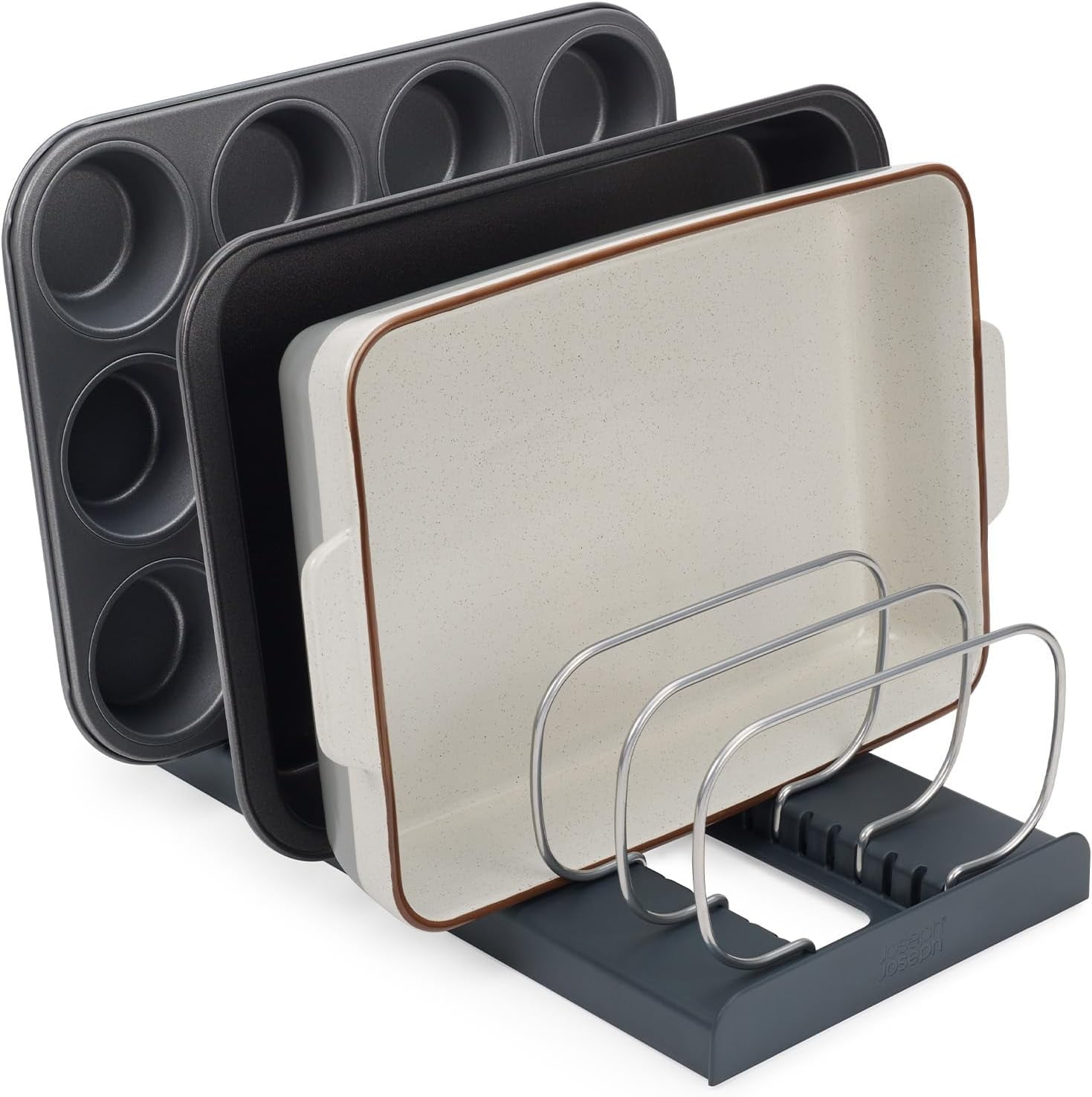 DrawerStore Cookware Organizer, Baking Tray Rack, Space Saving Storage ...