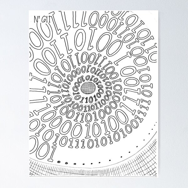 Drawing 611 Poster Wall Art, Modern Wall Decor For Living Room Bedroom ...