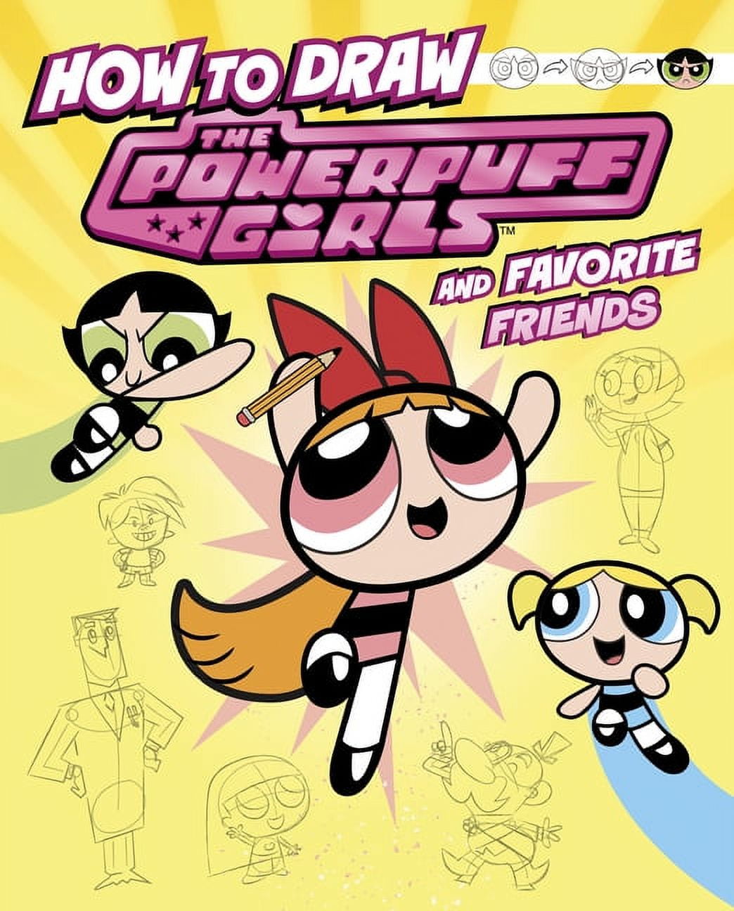 Drawing Adventures with the Powerpuff Gi How to Draw the Powerpuff ...